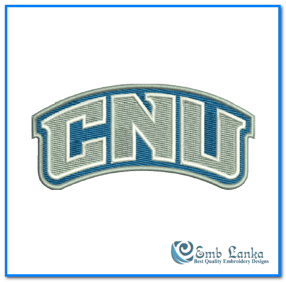 Christopher Newport University Athletics Logo Embroidery Design - Emblanka
