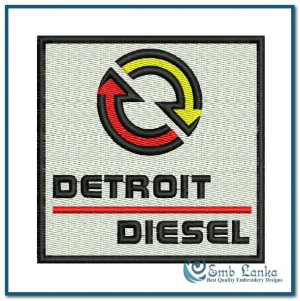 Detroit Diesel Logo 2 Embroidery Design - Emblanka
