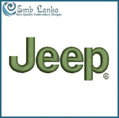 Jeep Logo Embroidery Design - Emblanka