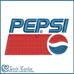Pepsi Logo Embroidery Design - Emblanka