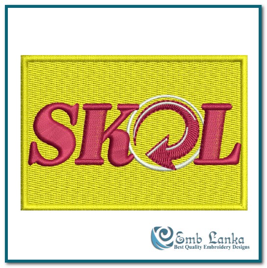 Skol Logo 3 Embroidery Design - Emblanka