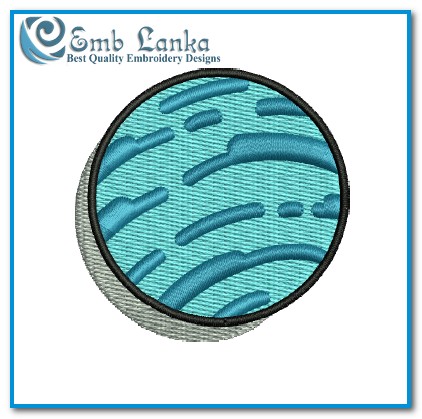 Neptune Planet Embroidery Design - Emblanka