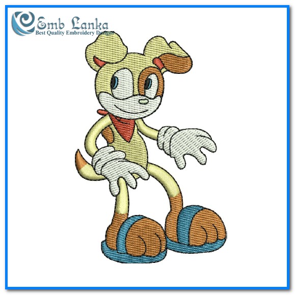 Sonic the Hedgehog Ben Muttski 4 Embroidery Design - Emblanka