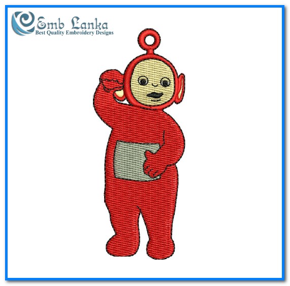 Teletubbies Cartoon 6 Embroidery Design - Emblanka