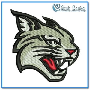 Davidson Wildcats New Logo Embroidery Design - Emblanka