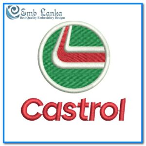 Castrol New Logo Embroidery Design - Emblanka