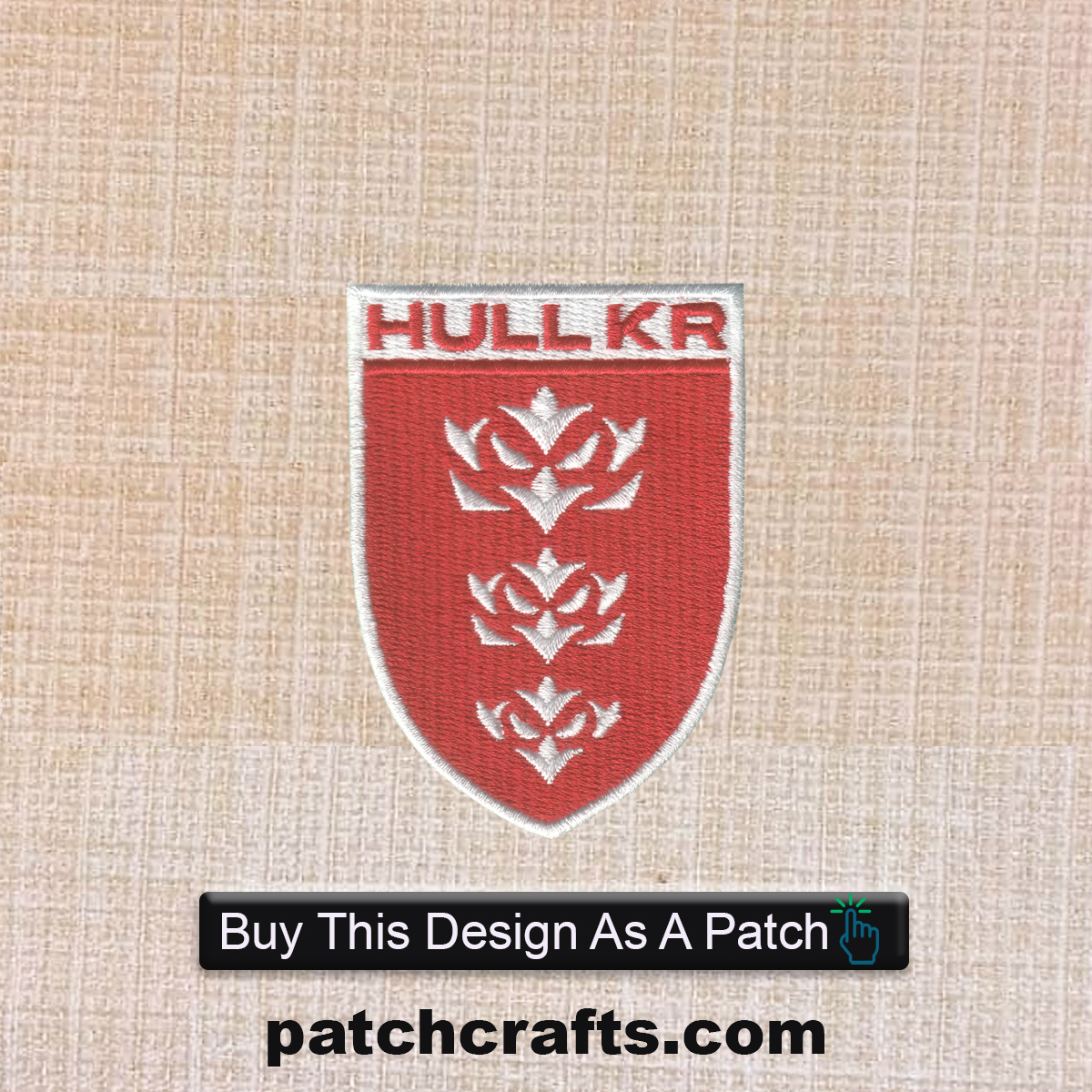 Hull Kingston Rovers New Logo Embroidery Design - Emblanka