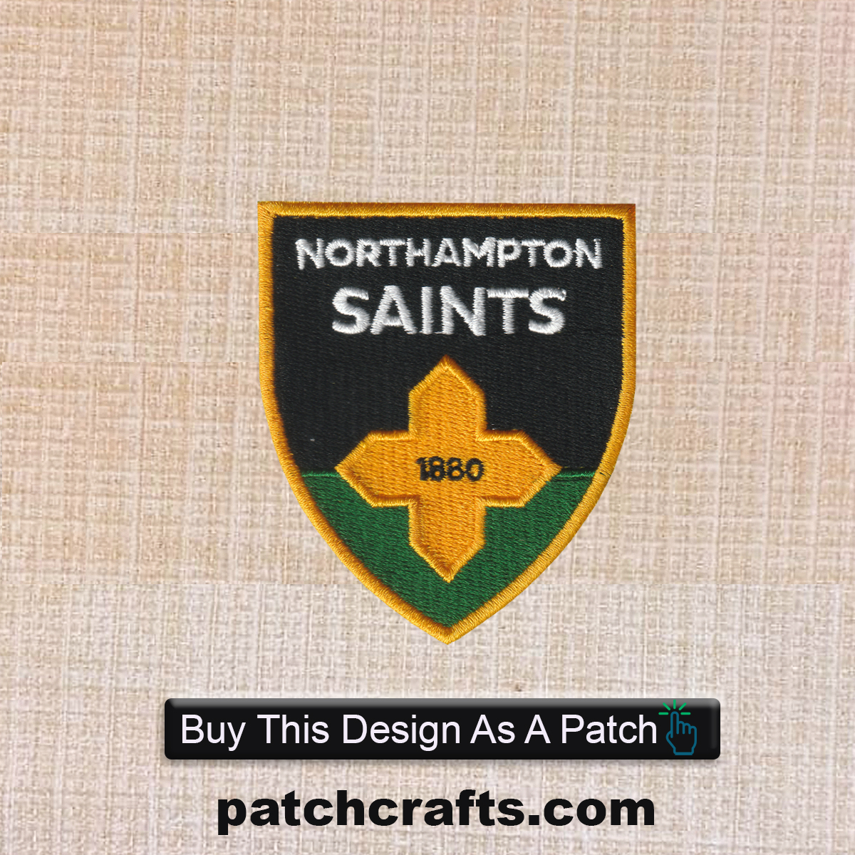 Northampton Rugby Football Club New Logo Embroidery Design - Emblanka