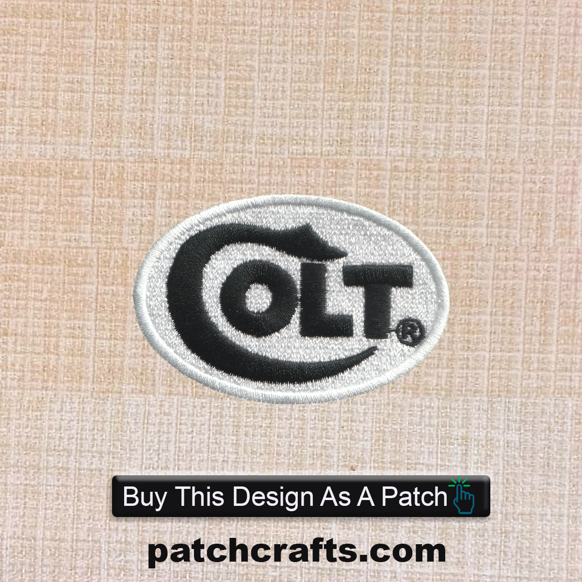 Colt Logo Embroidery Design - Emblanka
